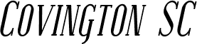 Covington SC Cond font | Fonts2u.com