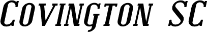 Covington SC Italic font | Fonts2u.com