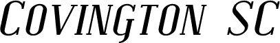Covington SC Cond Italic font | Fonts2u.com