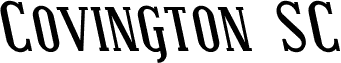 Covington SC Cond font | Fonts2u.com