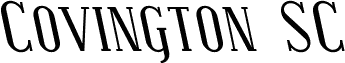 Covington SC Cond Italic font | Fonts2u.com