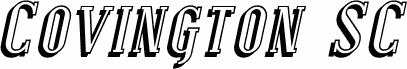 Covington SC Cond font | Fonts2u.com