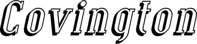 Covington Shadow Italic الخط | Fonts2u.com