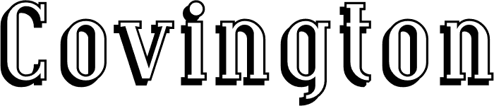 Covington Shadow font