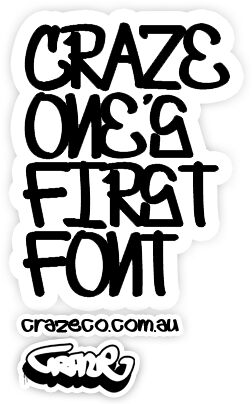 Craze One's first font font | Fonts2u.com