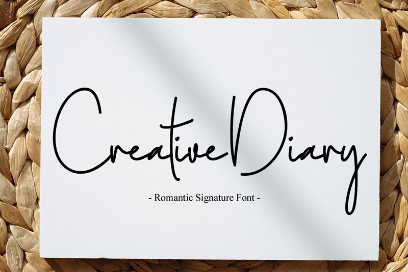 Creative Diary font | Fonts2u.com