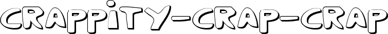 Crappity-Crap-Crap font | Fonts2u.com