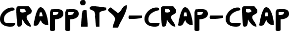 Crappity-Crap-Crap font | Fonts2u.com