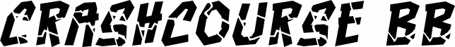 CrashcourseBB font | Fonts2u.com