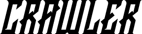 CRAWLER Regular DEMO font | Fonts2u.com