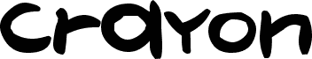 Crayon Flat Regular font