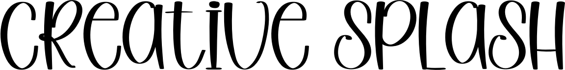 Creative Splash font | Fonts2u.com