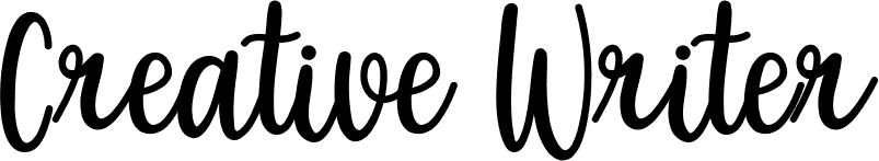 Creative Writer font