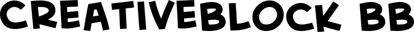 CreativeBlock BB font