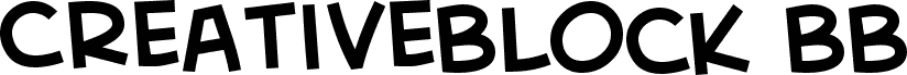 CreativeBlock BB Bold font | Fonts2u.com