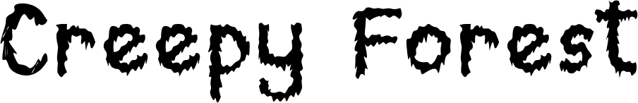 Creepy Forest font | Fonts2u.com