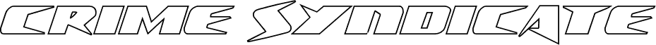 Crime Syndicate 3D Regular font