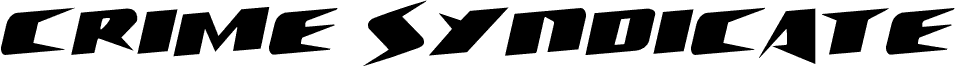 Crime Syndicate Regular font | Fonts2u.com