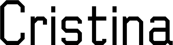 Cristina Medium Regular font | Fonts2u.com