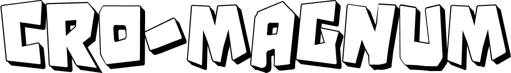 Cro-Magnum Condensed Shadow font | Fonts2u.com