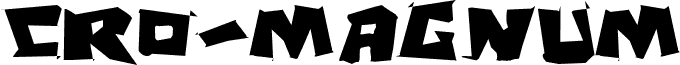Cro-Magnum font | Fonts2u.com