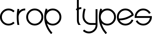 crop types font