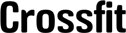 Crossfit Demo Bold font