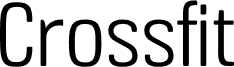 Crossfit Demo Heavy font