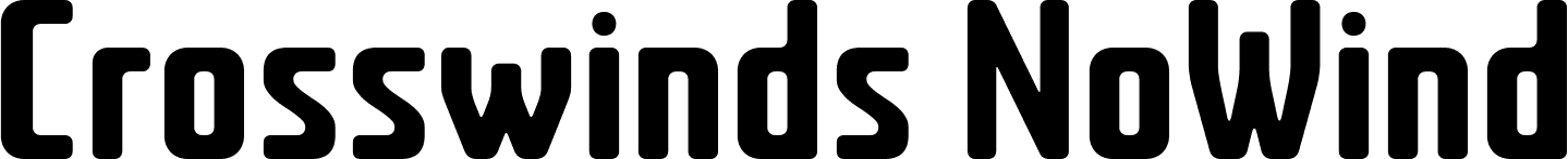 Crosswinds NoWind font