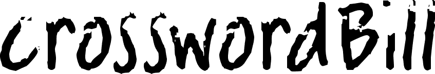 crosswordBill font | Fonts2u.com