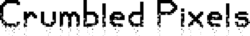 Crumbled Pixels Regular font