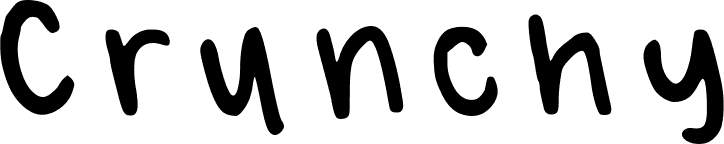 Crunchy Regular font | Fonts2u.com
