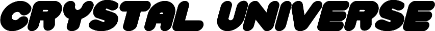 Crystal Universe Regular font