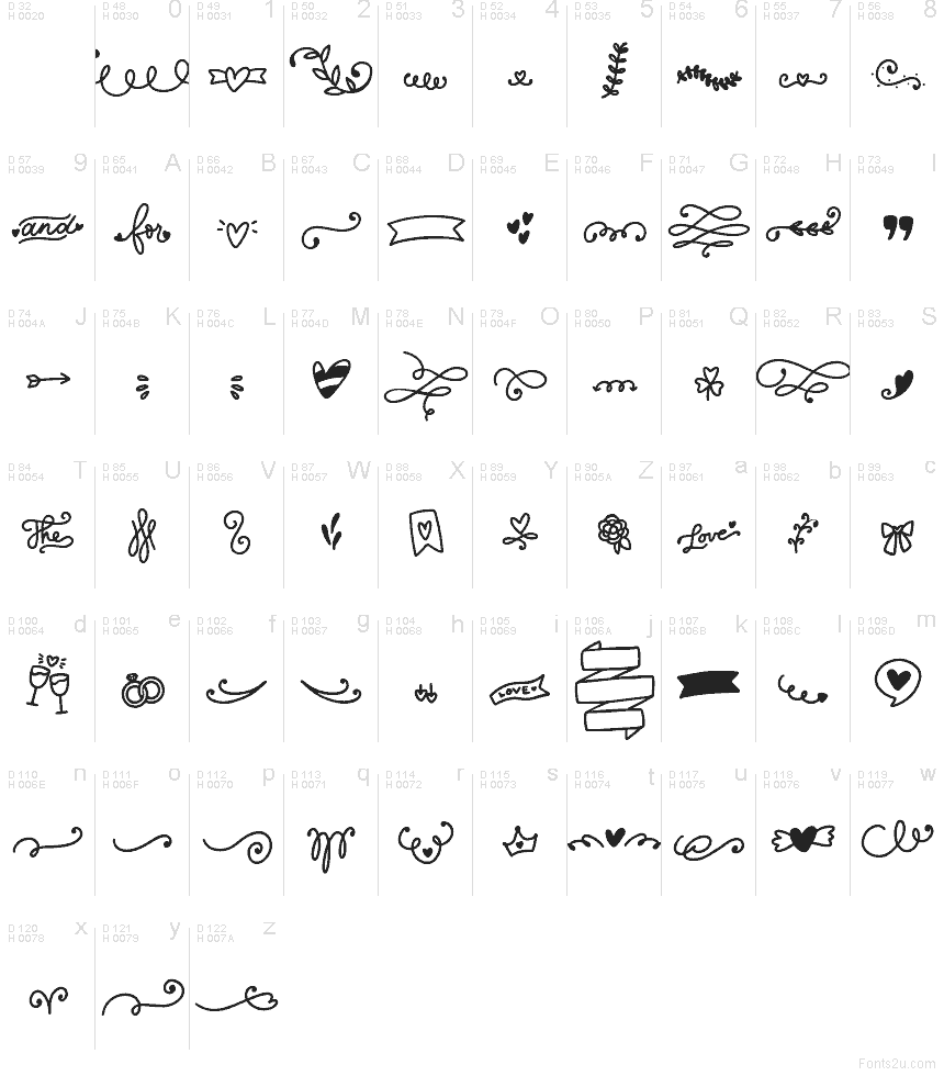 Crafter Delight Dingbats フォント | Fonts2u.com