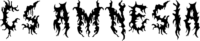 CS Amnesia Regular Demo font | Fonts2u.com