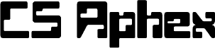CSAphexDrawn-Regular Demo font | Fonts2u.com