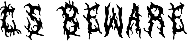 CS Beware Regular Demo font | Fonts2u.com