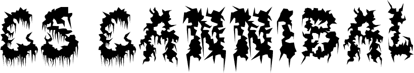 CS Cannibal Regular Demo font | Fonts2u.com