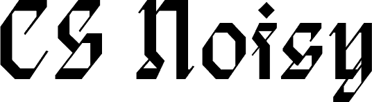 CS Noisy Regular Demo font | Fonts2u.com