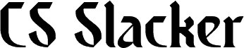 CSSlackerDrawn-Regular Demo font | Fonts2u.com