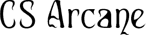CS Arcane Regular Demo font | Fonts2u.com