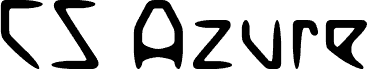 CS Azure Demo Regular font | Fonts2u.com