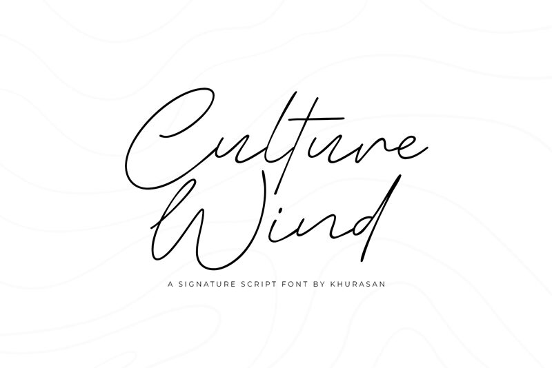 Culture Wind font | Fonts2u.com