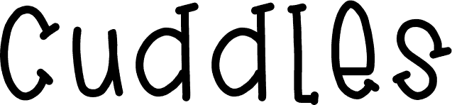 cuddles font