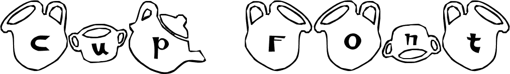 cup Font font | Fonts2u.com