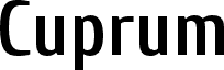 Cuprum Bold Italic font