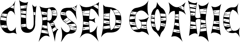 Cursed Gothic Mummy police | Fonts2u.com