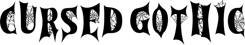 Cursed Gothic Web шрифт | Fonts2u.com