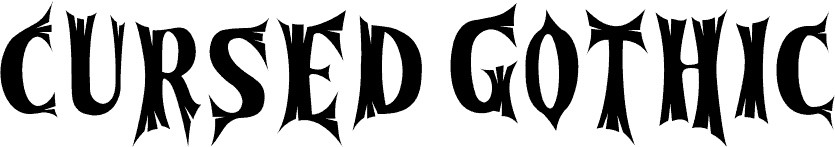 Cursed Gothic Wood font | Fonts2u.com