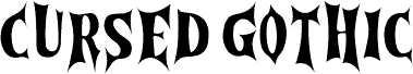 Cursed Gothic Witch font | Fonts2u.com